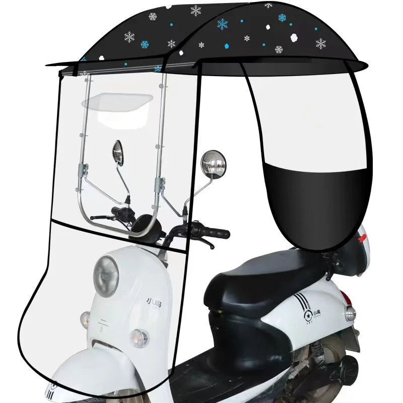 Motorbike Umbrella - Customized Lotus Electric Motorcycle Canopy
