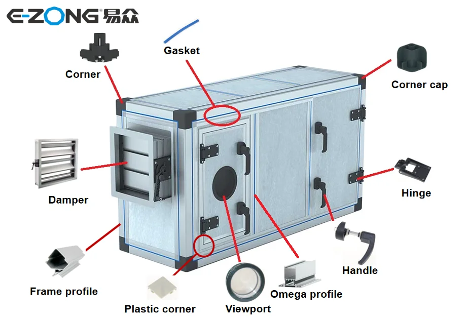 Access Door for AHU - Aluminum Inspection Door with 1 Year Warranty