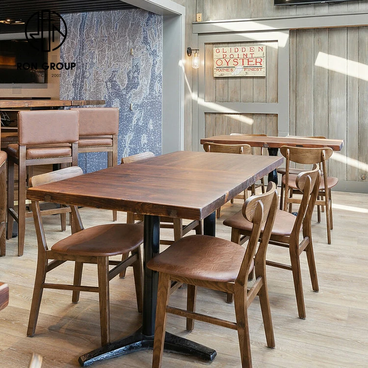 Simple Modern Design Restaurant Furniture Solid Wood Sofa Chair For ...