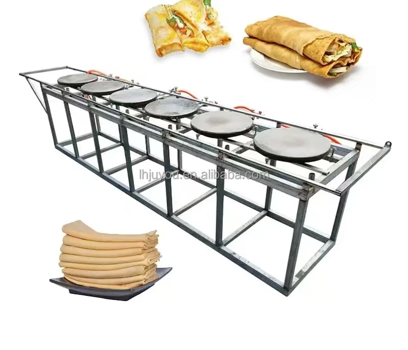 Automatic Baking Machine for Thin Tortilla Pancakes