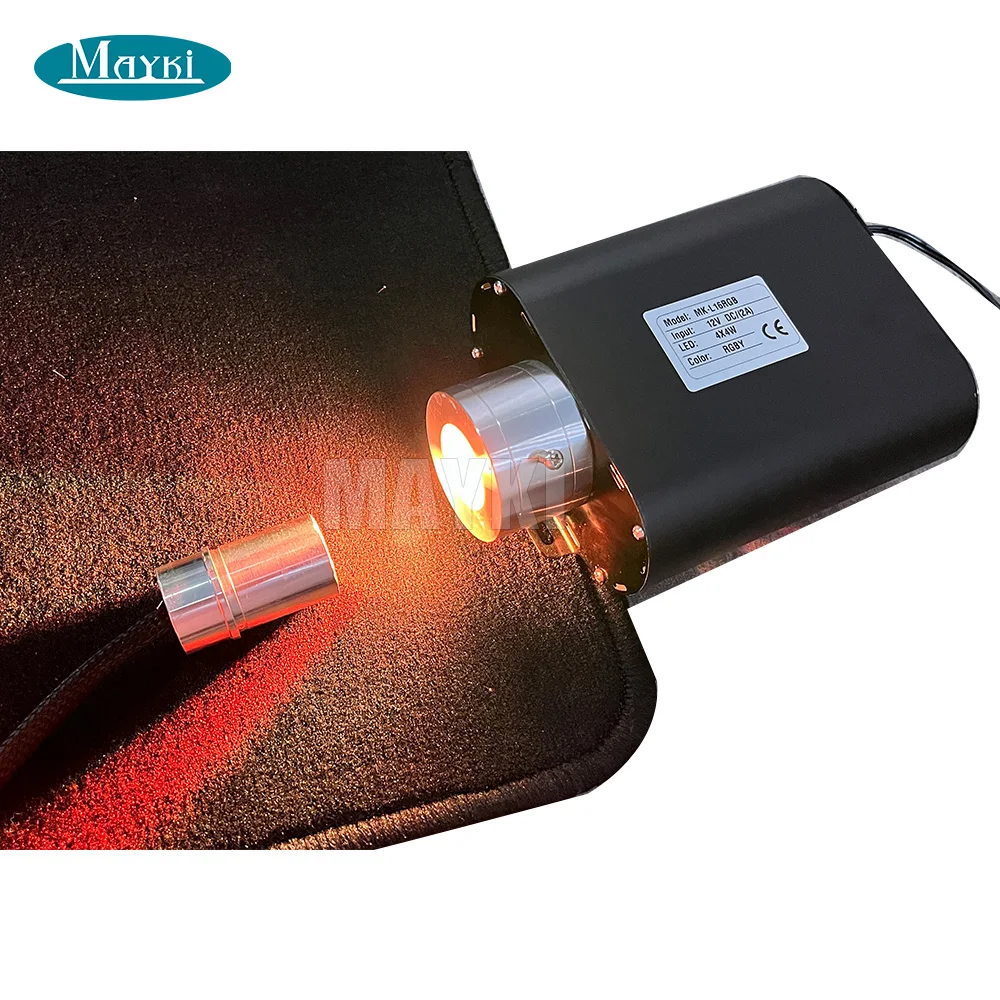 Nylon Material 1.2*1.2m Optic Fiber Star Light Mats