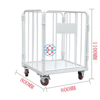 4 Universal Wheel Logistics Carts Multifunction Storage Trolley With ...