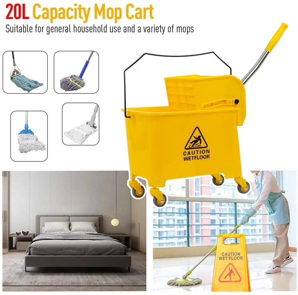 Alibaba.com: 25L wringer bucket, double bucket trolley, mini mop cleaning set : Source ...