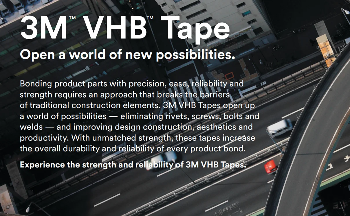 3M VHB Low VOC Y4825K Custom Price Adhesive Tape for Packing