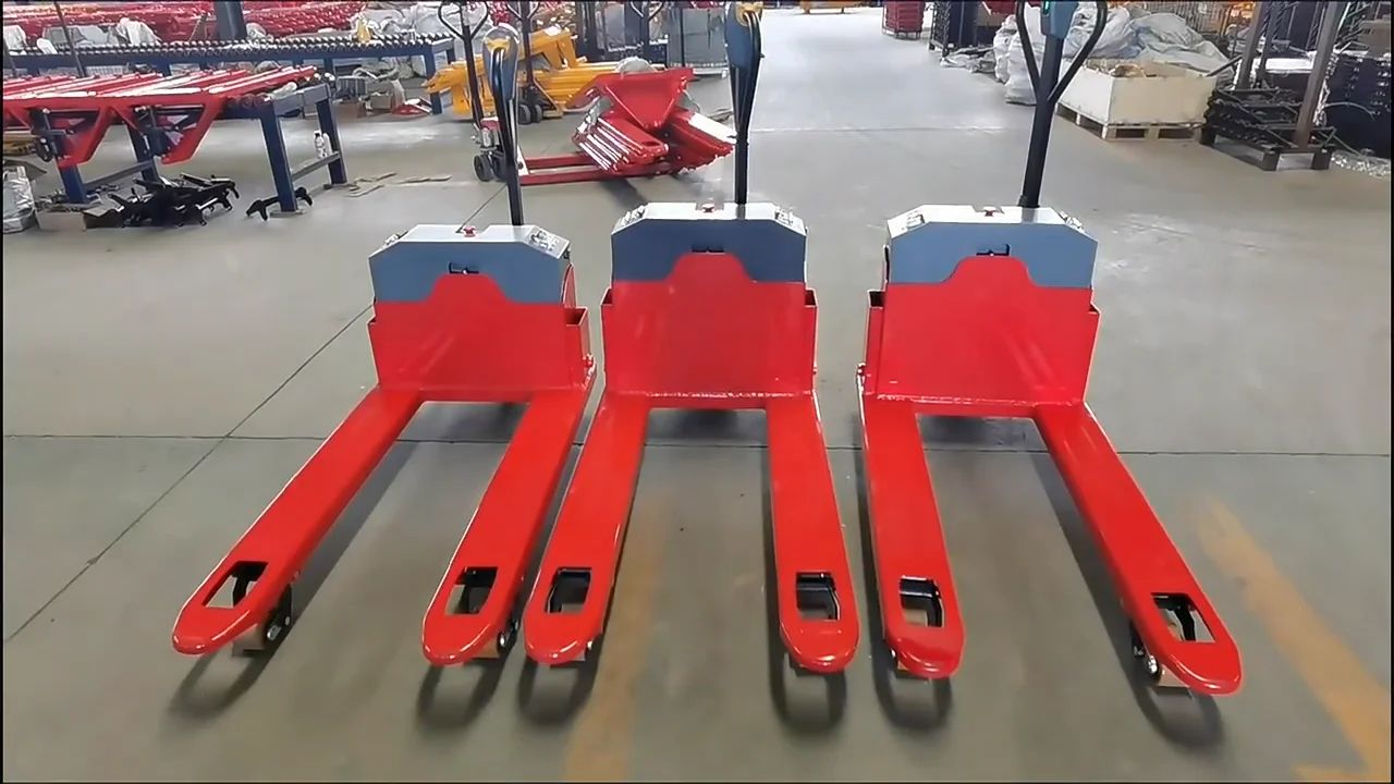 Electric Pallet Truck Heavy Duty 1.5ton 2ton Transpallet Portable Fully ...