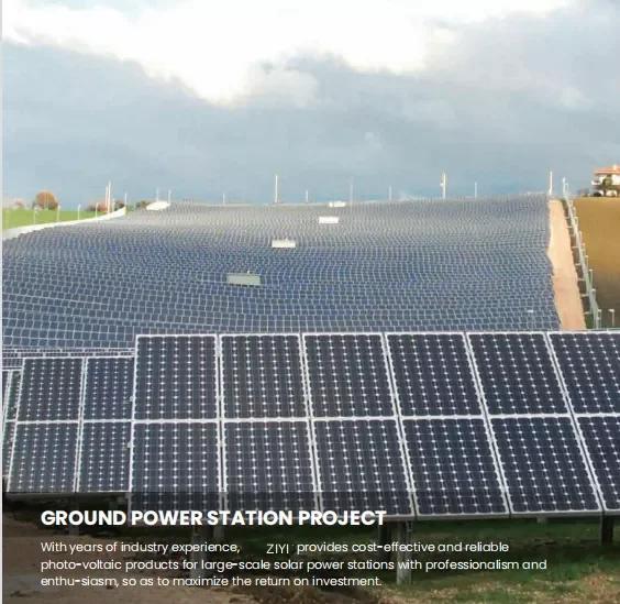 Solar Power System 540w 545w 550w 555w 560w For Solar Module For Ground ...