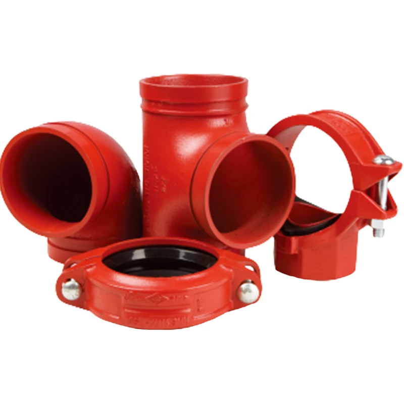 Pipe Fittings Grooved Fire Fitting Ductile Iron Angle Pad Coupling ...