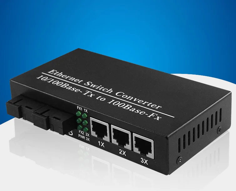 Ethernet Switch Fiber Optic A/B Switch PCB 5-Port 100Mbps Network Fiber ...