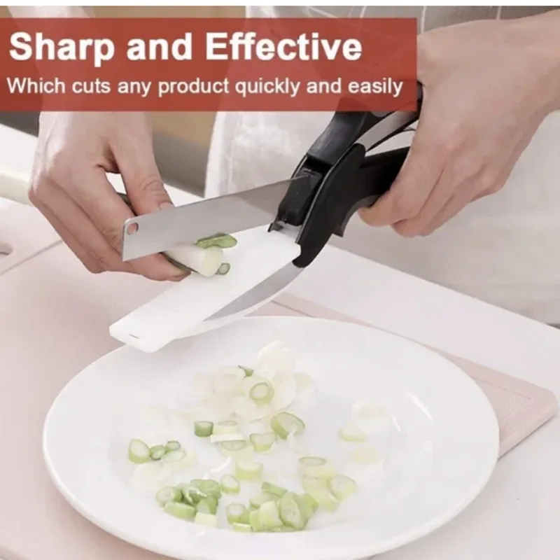 Kitchen Food Cutter Clever Multipurpose Scissors Stainless Steel ...