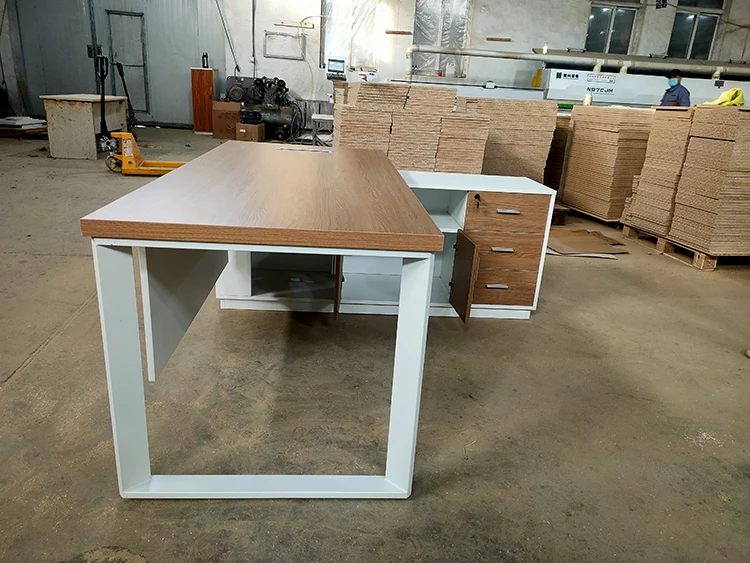 Modern Executive Office Desk with Drawer Storage | Custom Size ...