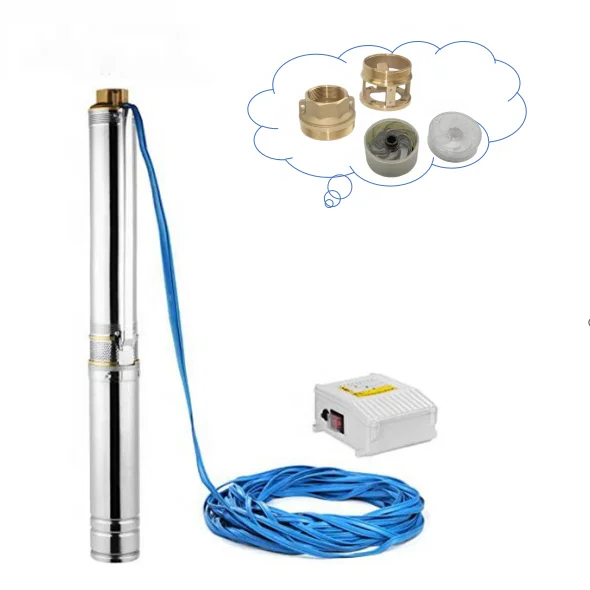 High Speed 4 inch Deep Well Water Pump deep well automatic submersible ...