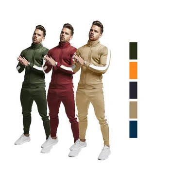 Wholesale Training Gym Track Suits Custom Mens Jogging Tracksuit - Buy ...