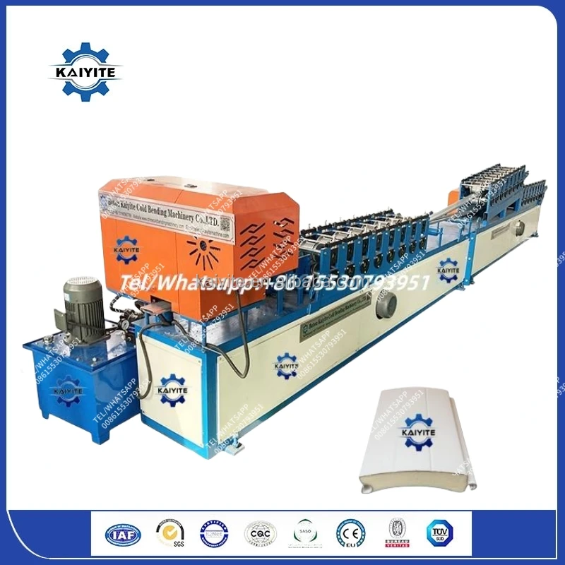 Metal Roll Up Shutter Door Profile Forming Machine For Garage Door Making - Buy Roller Shutter ...