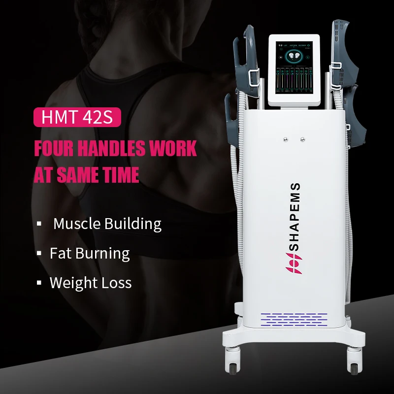 4 Handles Tesla Rf 6000w Ems Slim Neo Electronic Muscle Stimulator ...