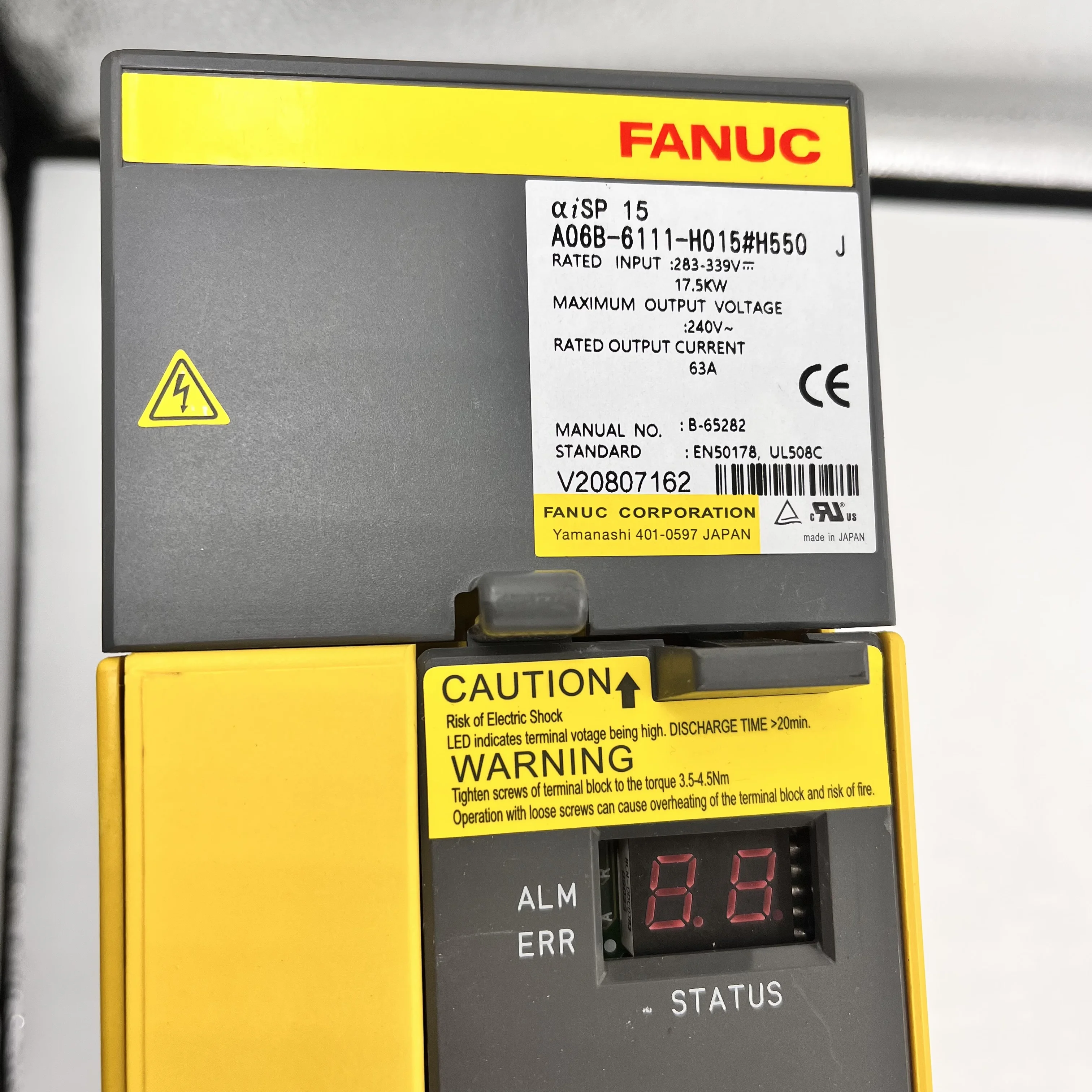 Cnc Fanuc Original Servo Driver A06b-6111-h015 - Buy Original Servo Driver A06b-6111-h015 fanuc ...