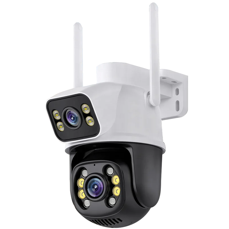 Dual Light WiFi Network Camera 2*3MP Double Lens AI Human Detection 2 ...