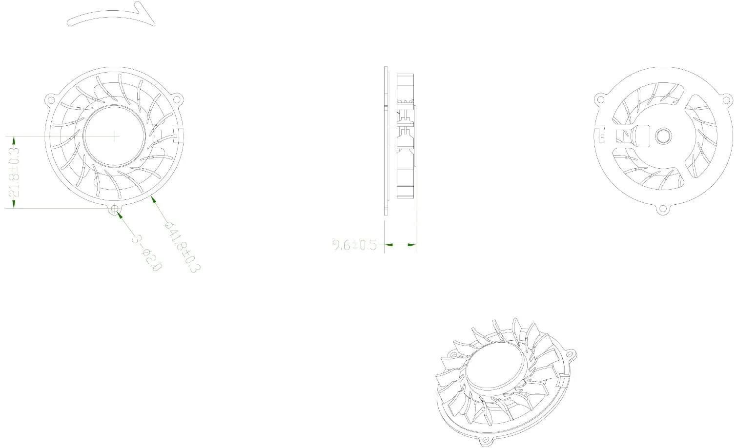 Xinyujie Dc Brushless Fan Young Lin Tech for Notebook XD-002 1 Dc Cpu ...