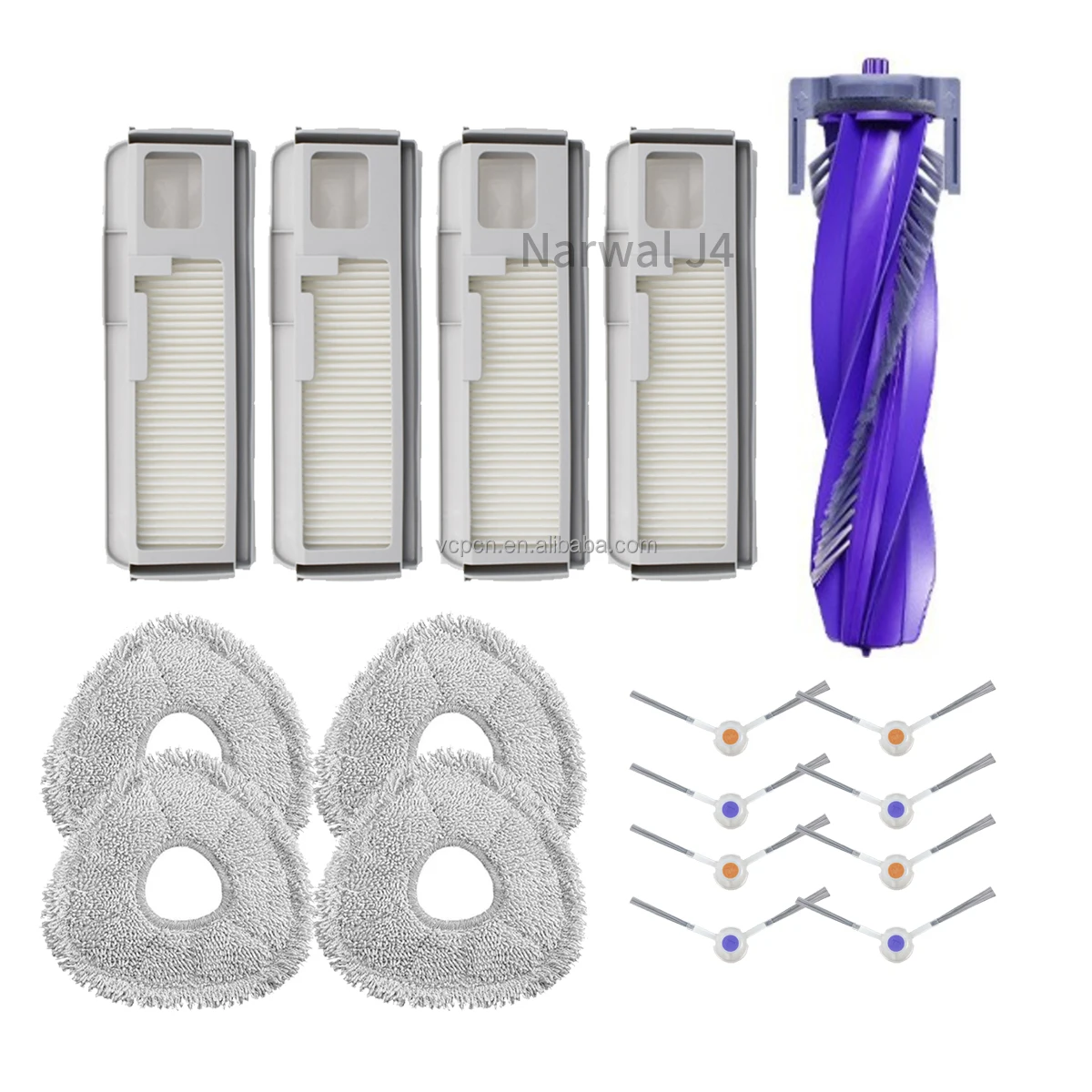 Side Brush Fit For Narwal Freo J3 J4 Freo X Ultra Sweeper Robotic Robot Vacuum Cleaner Side Edge ...