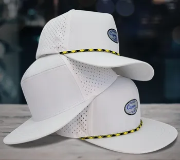 Performance Rope Golf Hats Waterproof Snapback Cap Waterproof Baseball ...