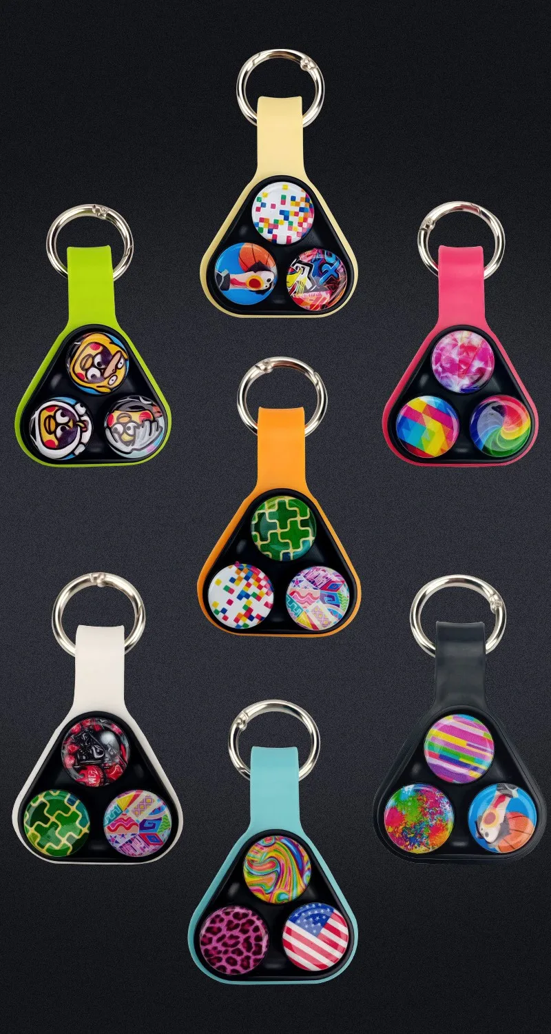 2023 Newest Popperpuck Fidget Silicone Colorful Set Stress Relief ...