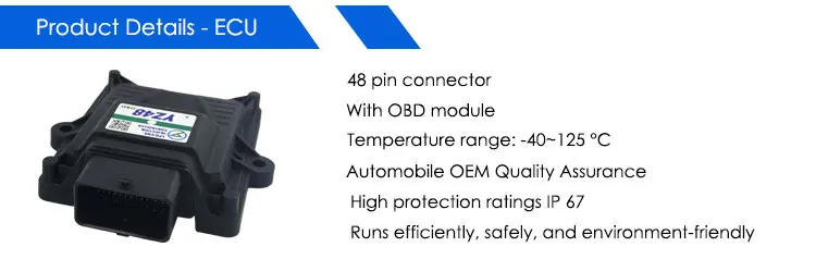 GLP NGV GNV Conversion Full Kit 6 Cylinder Auto Natural CNG Gas System ...