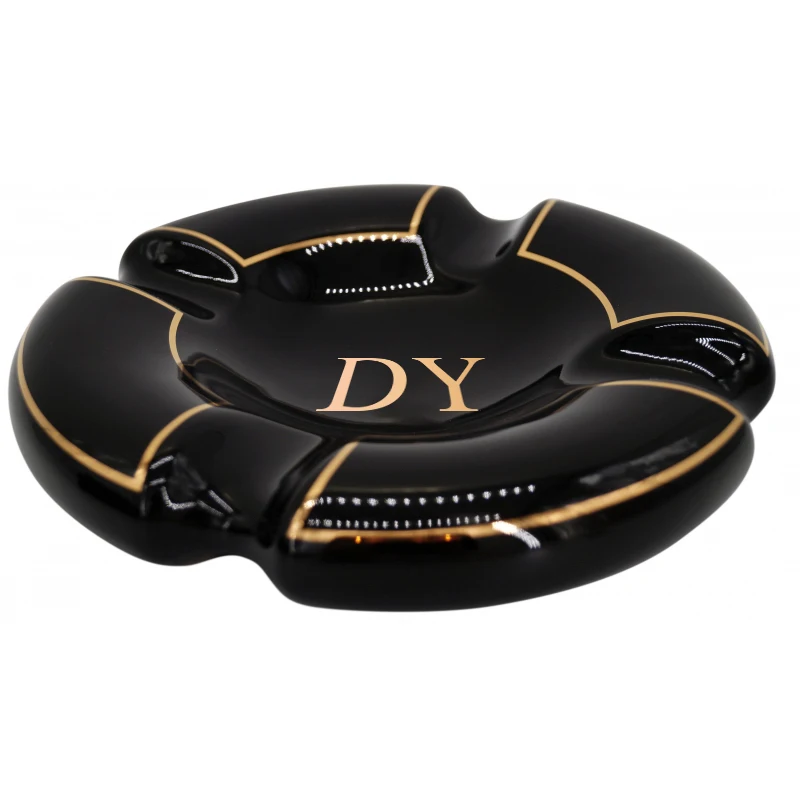 Custom Wholesale Unique Big Cigar Ashtray Custom Logo Ceramic Ashtray ...