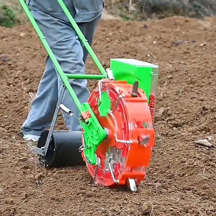 Soja De Grain De Poussée De Main De Machines Agricoles Et Semoir ...