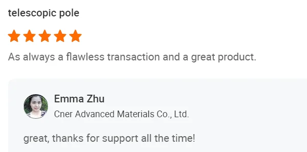 Aluminum Three Section with Locking Tabs - Telescopic Poles