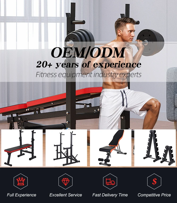 Commercial Portable Adjustable Folding Split Squat Rack For Leg ...
