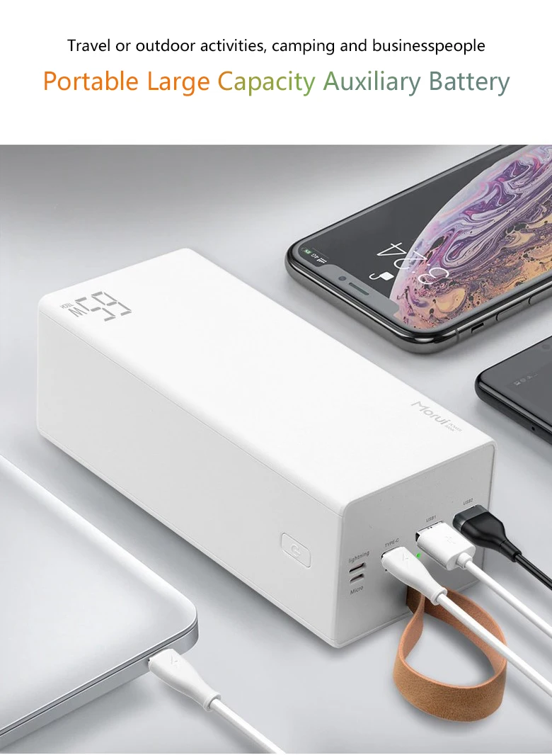 New QC3.0 Portable Power Banks for Laptop 65W Usb C Pd Fast Charging ...