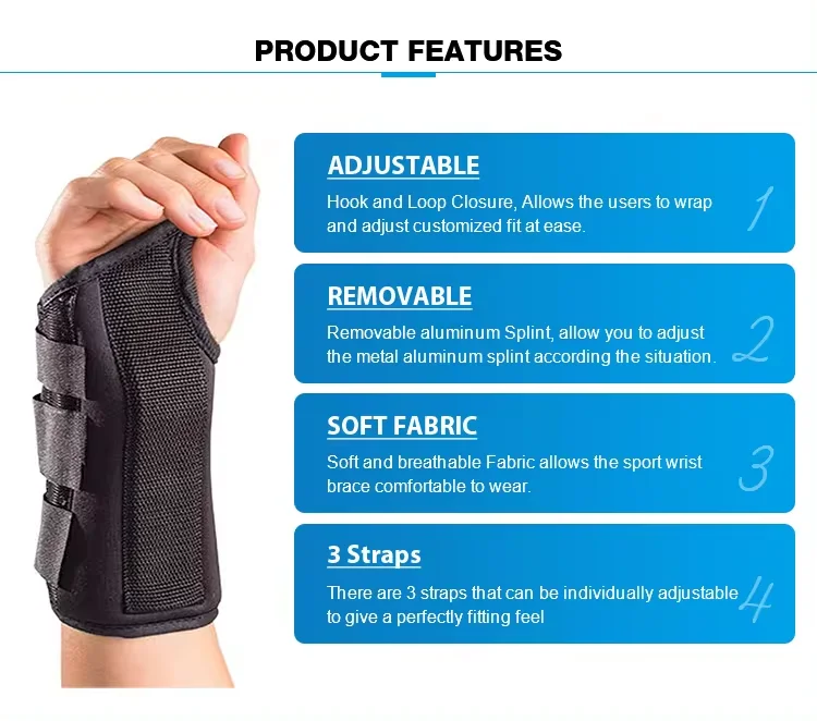 Breathable Training Hand Wrist Belt - Carpal Tunnel Brace