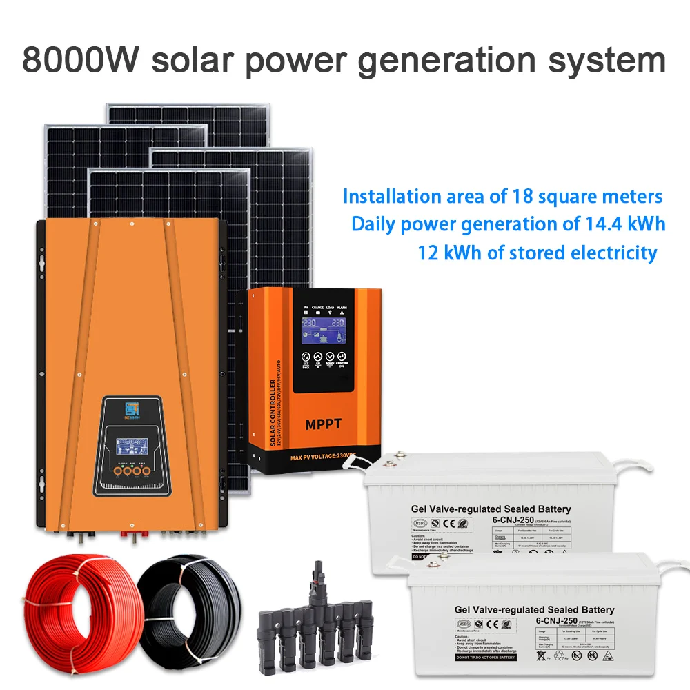 8kw Solar System Storage Systems Inverter Battery 8kw Off Grid Home ...
