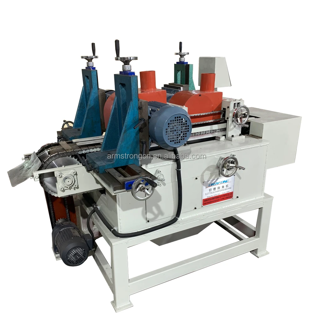 Factory Brake Pad Slotting and Chamfering Machine Brake Edge and Angle ...