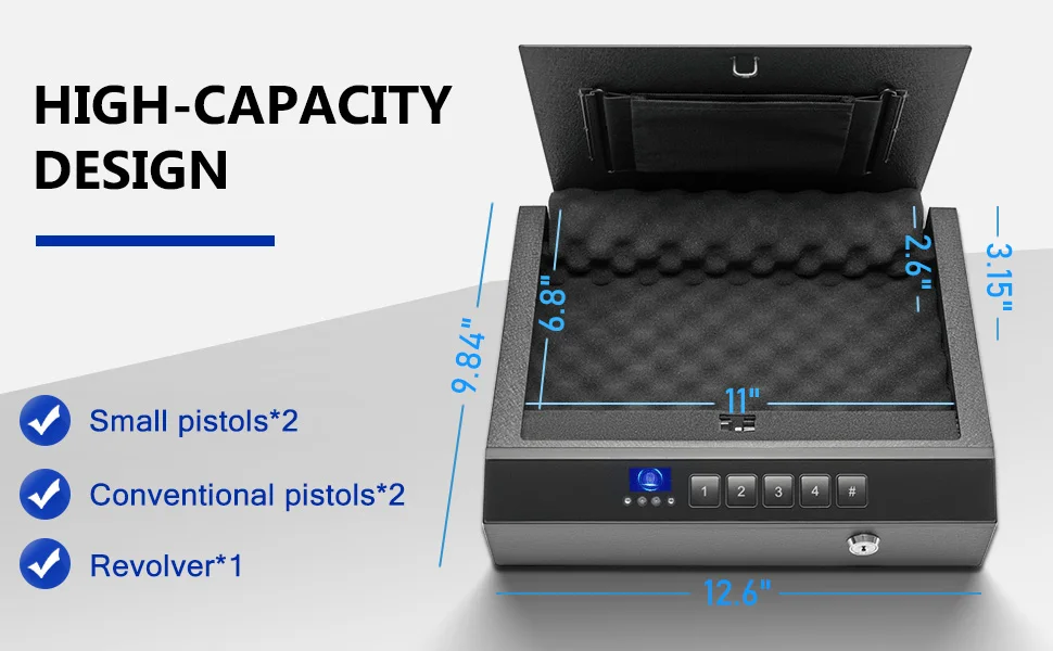 Safewell Facial Recognition Gun Safe - Secure Your Firearms