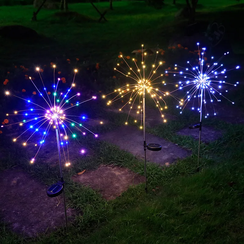 KSWING Christmas Lights - Outdoor Fireworks Lamp Warm LED