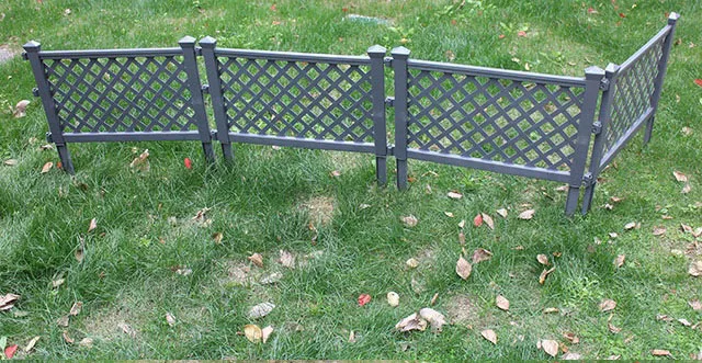 Outdoor Durable Interlocking Install Easily Plastic Border Fence Garden ...