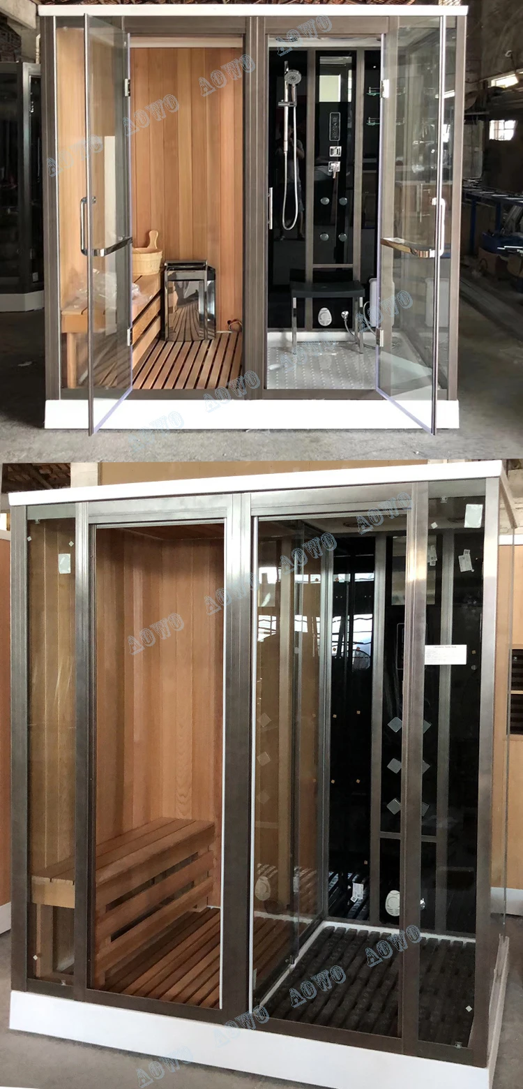 Outdoor Steam Sauna Room Cabin - Enjoy Dry & Wet Steam