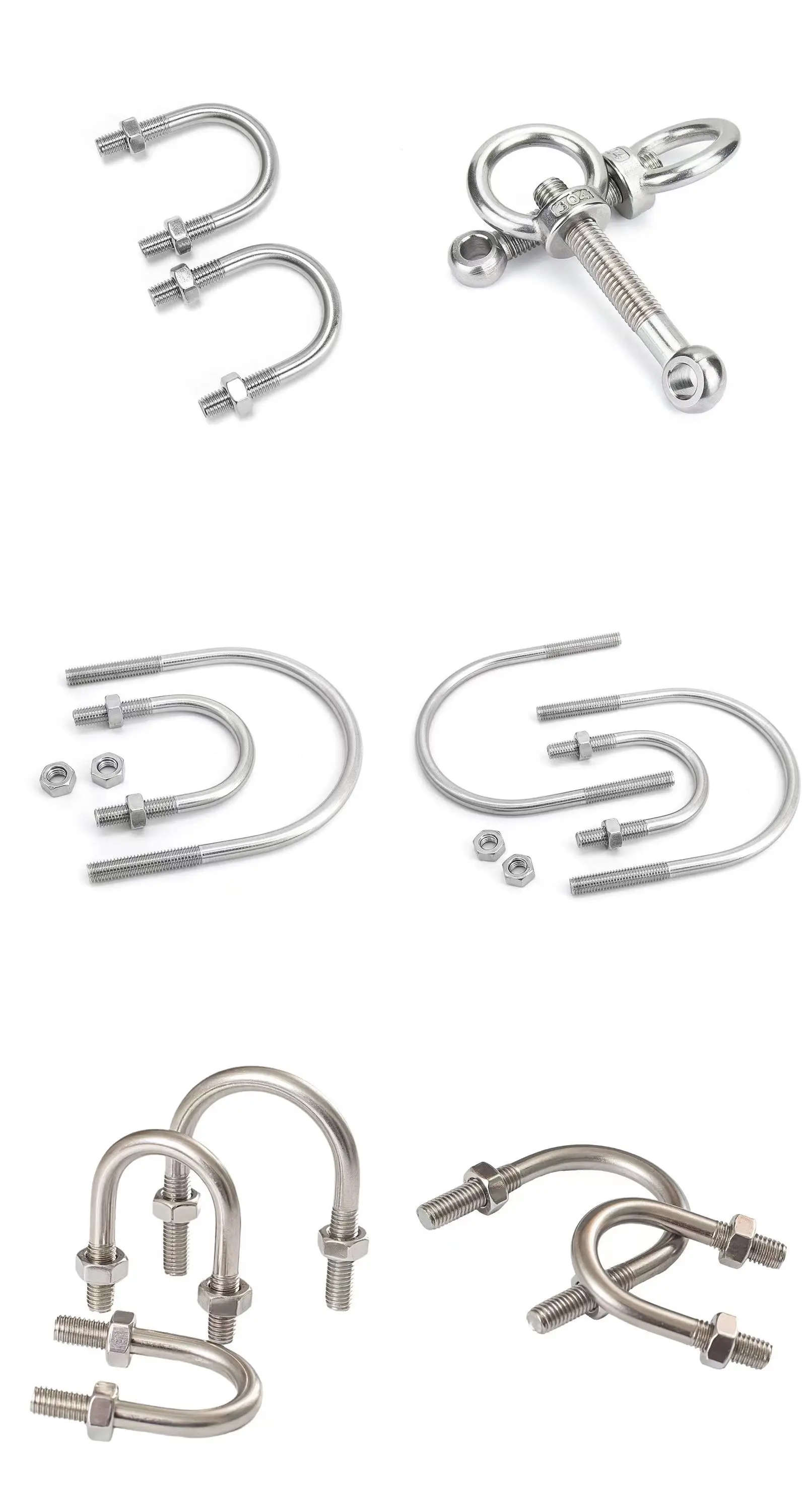 High Standard Stainless Steel Live Joint Hexagonal Bolt Hanging Ring ...