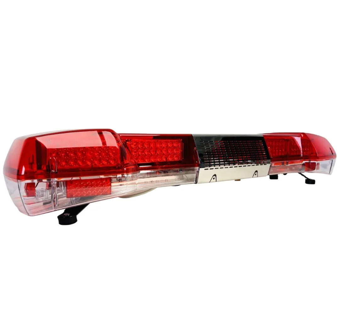 Red Emergency Light Bar 47 Inch LED Fire Truck Warning Light