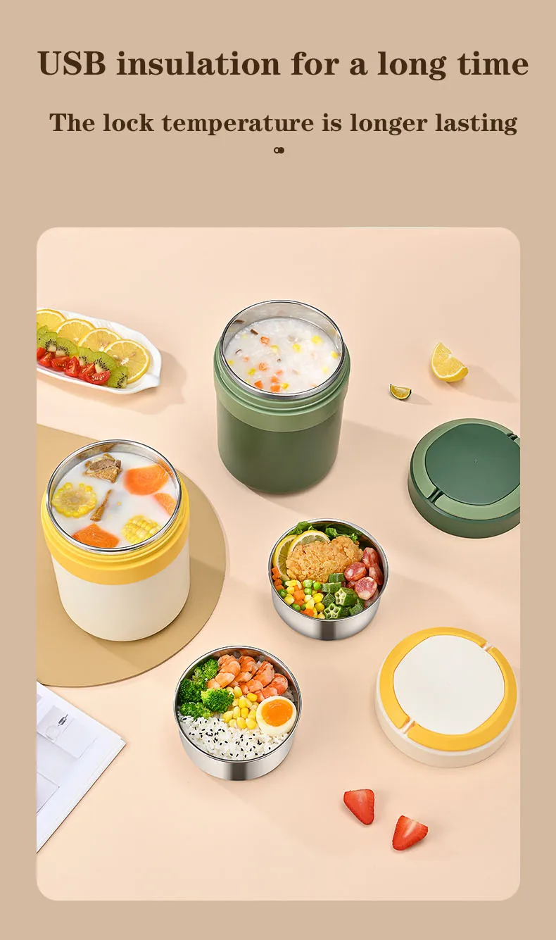 USB Electric Lunch Box - Portable Heating Food Solution