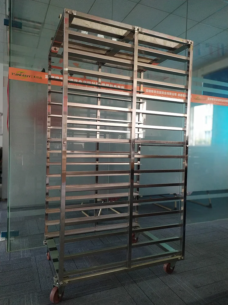 Custom Commercial Stainless Steel Bakery Tray Racks