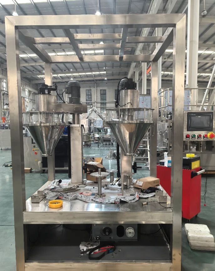 Automatic Double-Headed Screw Powder Filling Packing Machine Multi ...