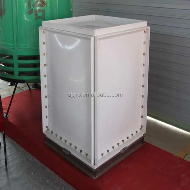 Frp Rectangle Water Storage Tank Smc Sectional Water Tank Grp ...
