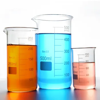 Quartz Beaker Scale Glass Beaker Low Type High Type Beaker Laboratory ...