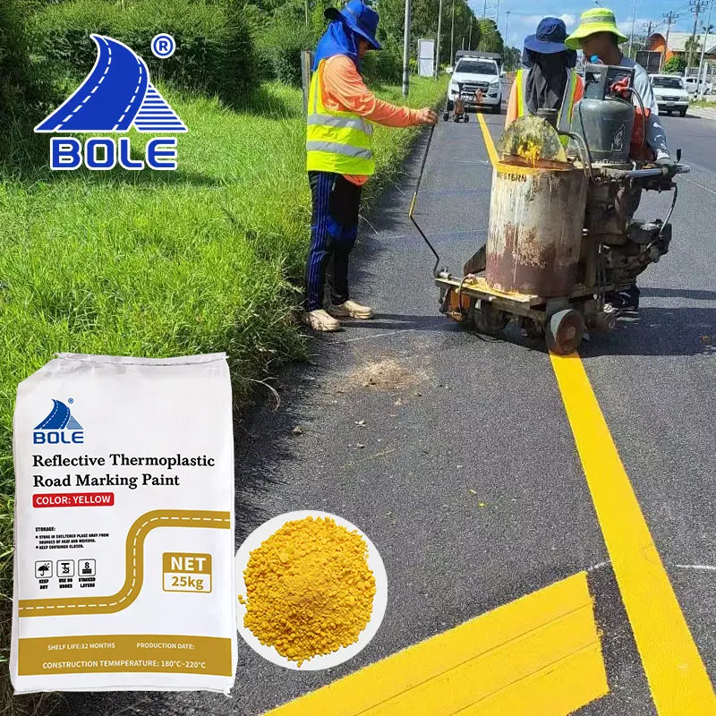 Iso 9001 Bole Factory Hot Melt Road Marking Paints Reflective Road ...