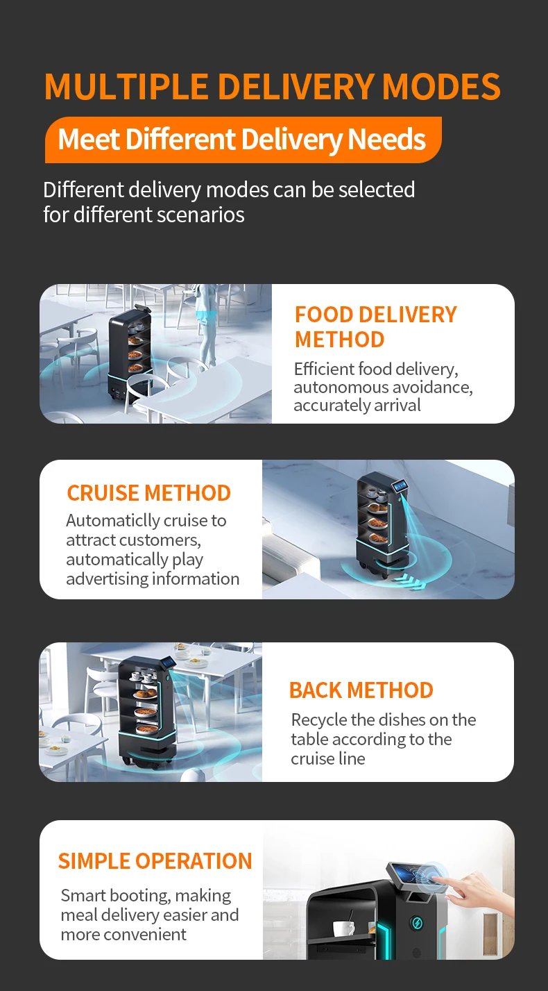 Reeman Flash Food Truck Robot - Autonomous Delivery Solutions