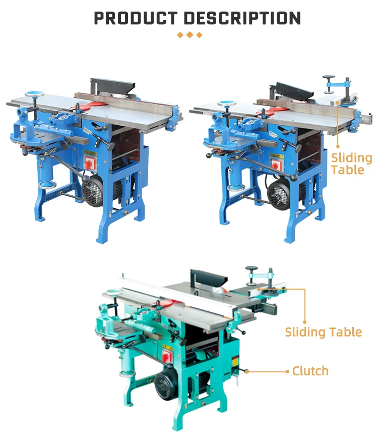 Multipurpose Mq442 Combination Woodworking Machine Thicknesser ...