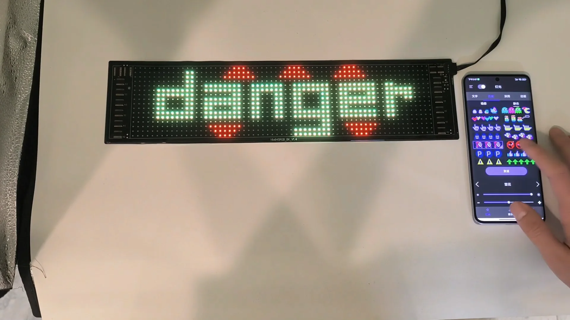 Flexible Mini Led Display Screen For Car App Scrolling Message ...