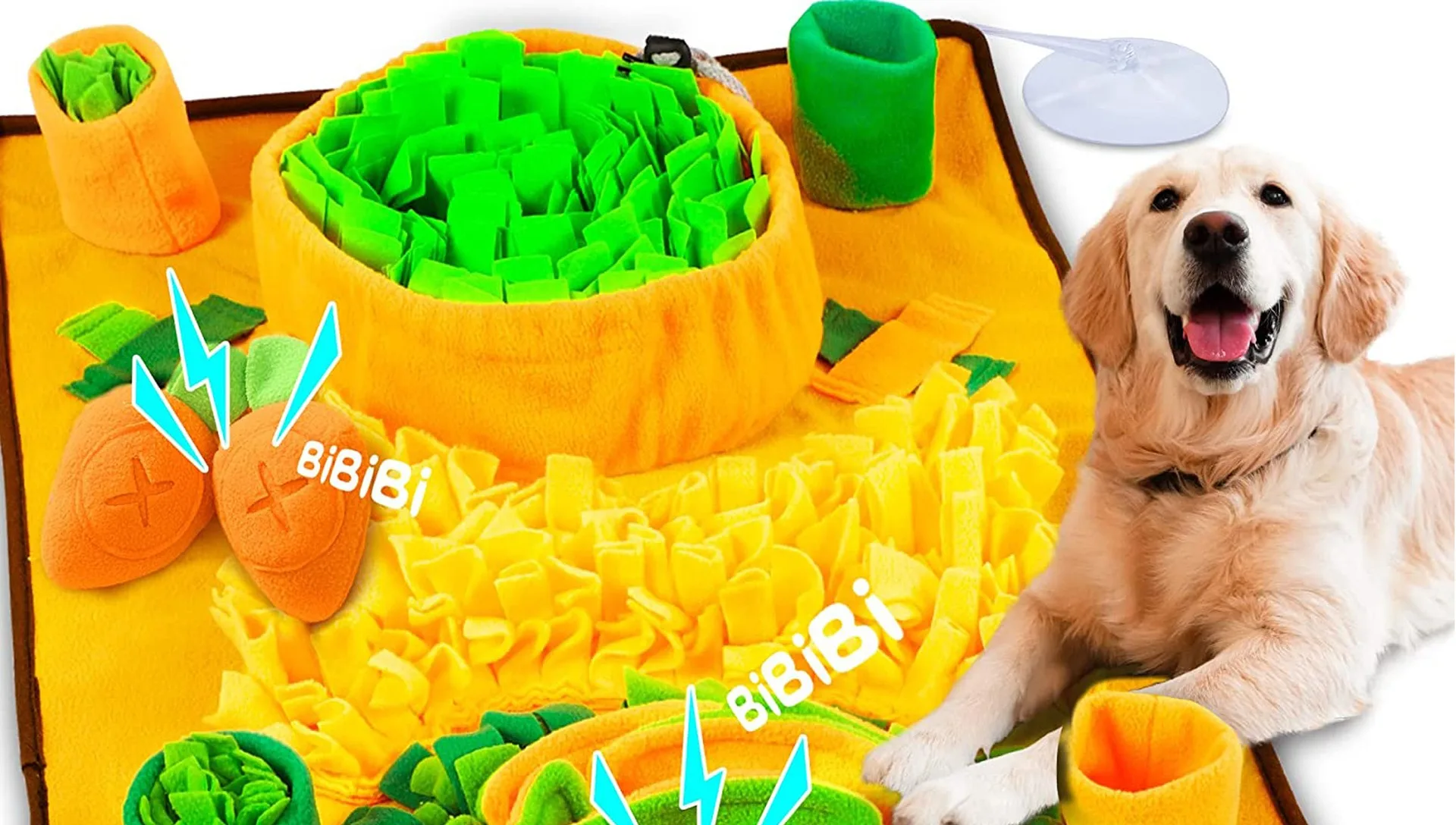 Foldable Interactive Feed Puzzle Game Toy Dog Snuffing Snuffle Mat Pet ...