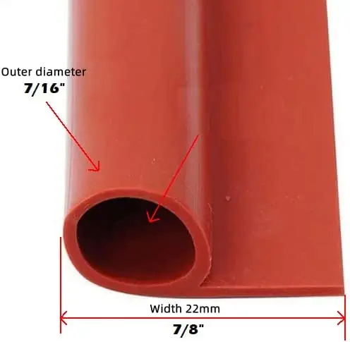 Silicone Rubber Profile Oven Cooker Door Seal Strip Replacement Gaskets - Buy Heat Resistant ...